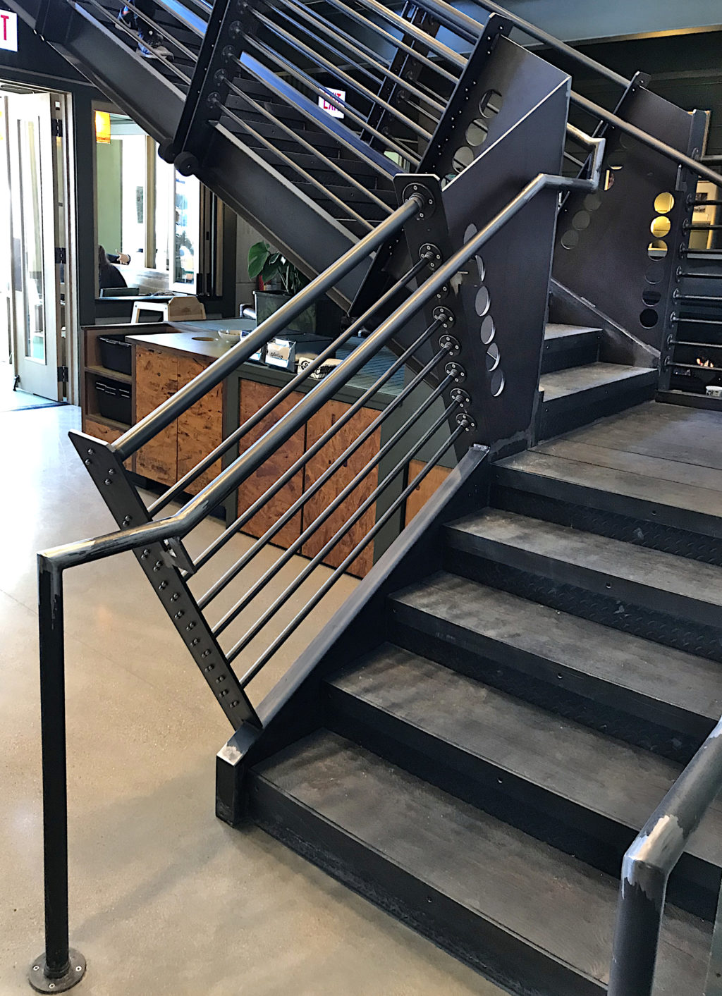 Add a beautiful custom staircase to your cafe or restaurant and bring ...