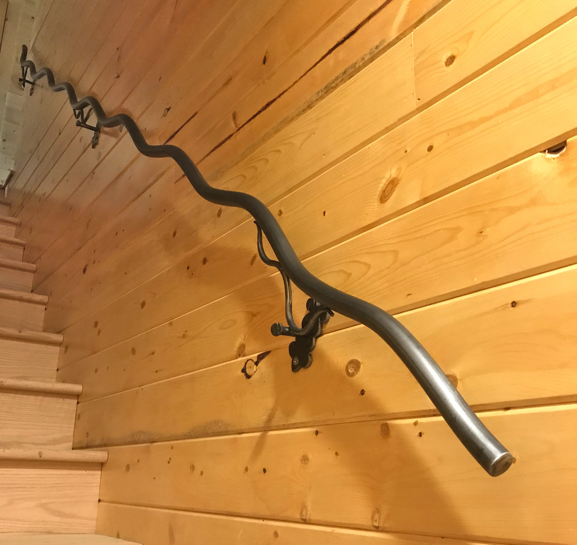 Looking for custom Rustic wave handrails? | Signature Metal Works