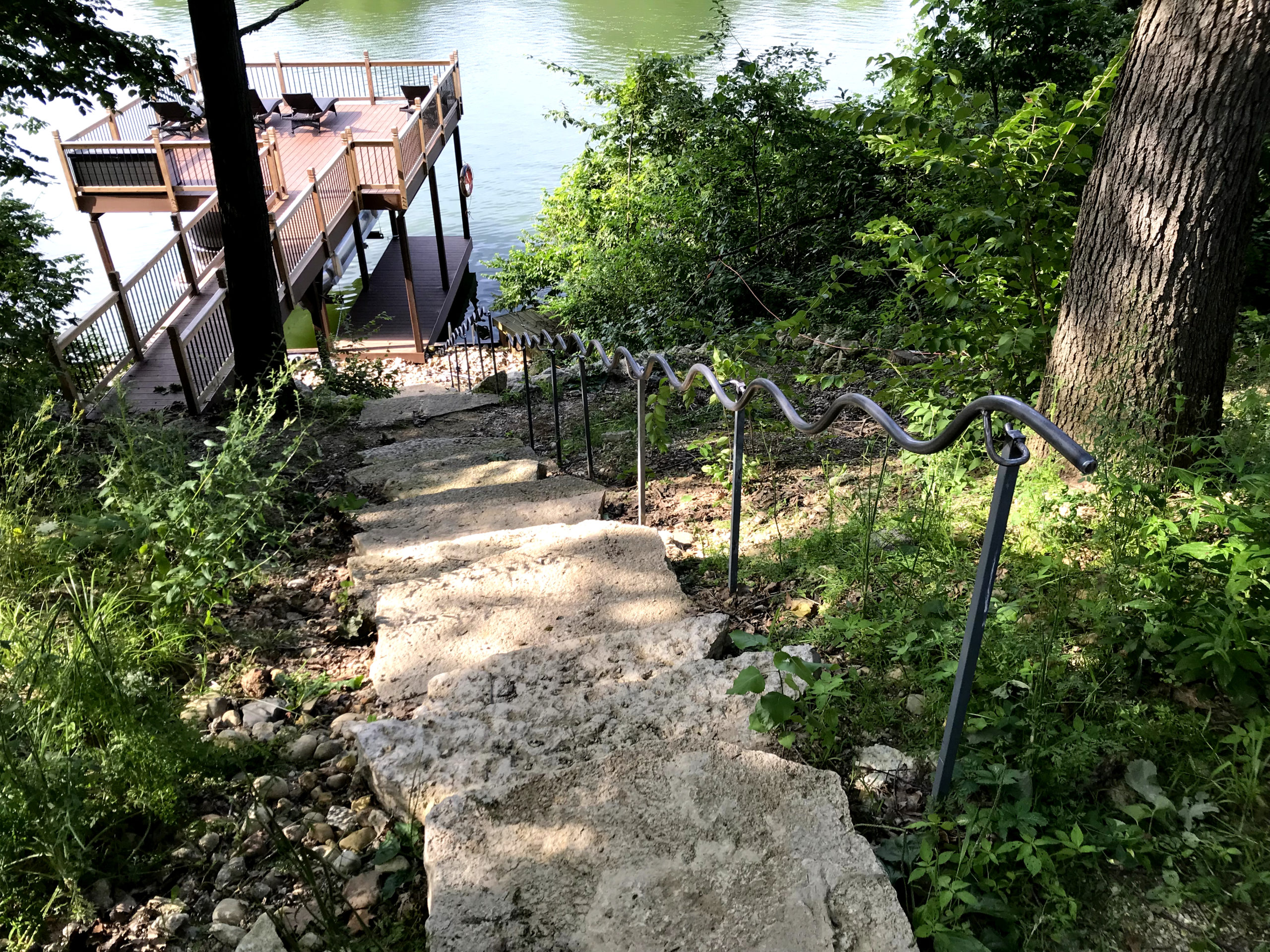 Looking for custom Rustic wave handrails? | Signature Metal Works