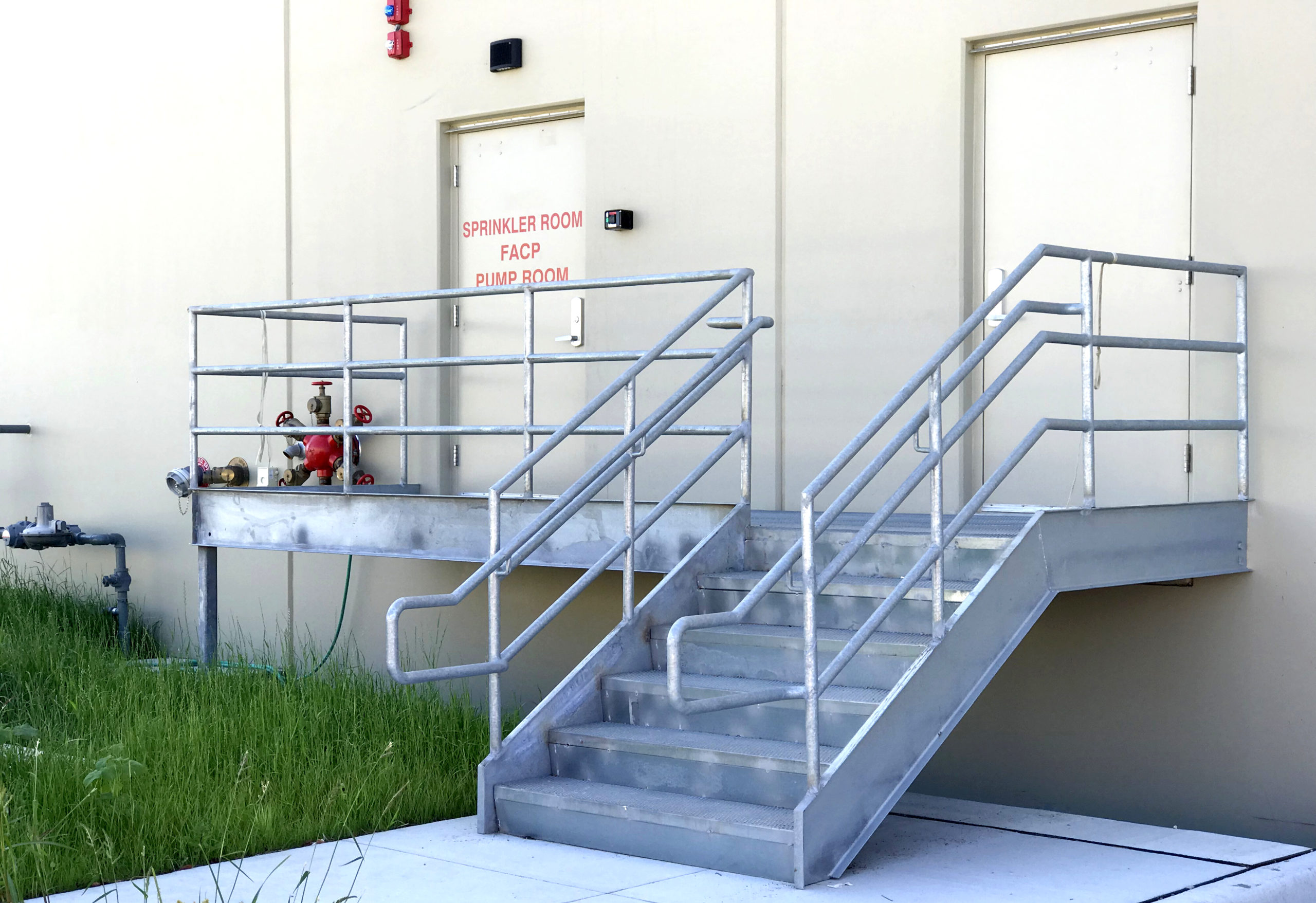 Add a beautiful and ADA compliant staircase to your business entrance ...