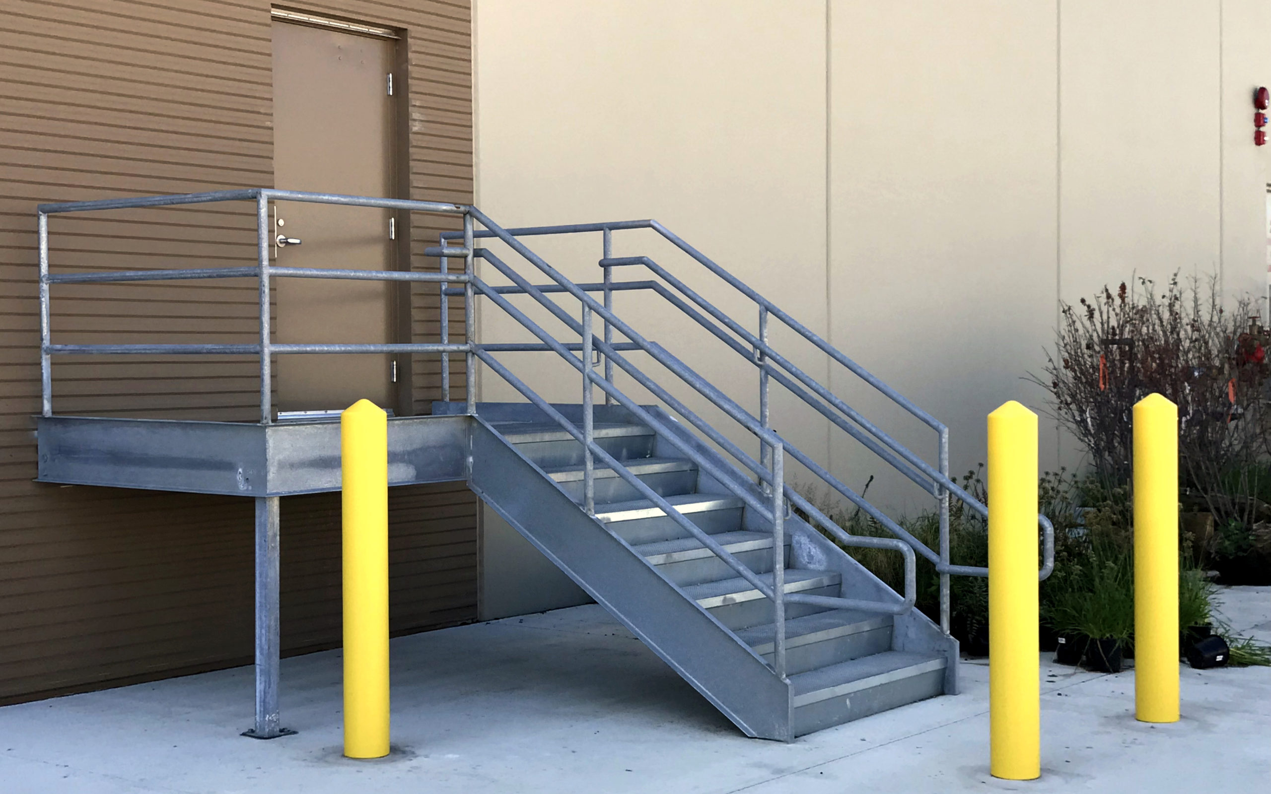 Add a beautiful and ADA compliant staircase to your business entrance ...