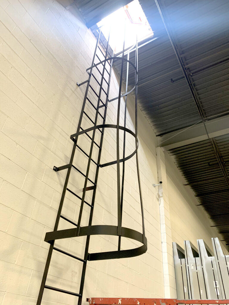 Looking to add a custom roof access ladder with safety cage to your ...