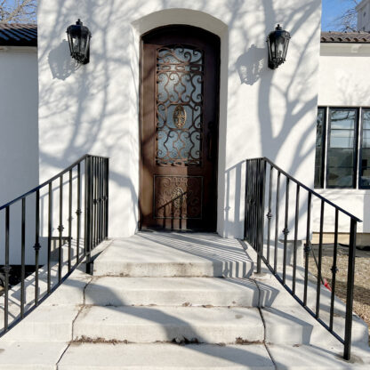 Exterior Custom wrought iron railings for your home & business ...