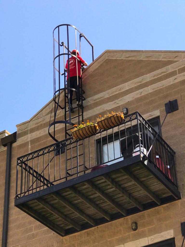 Looking to add a custom roof access ladder with safety cage to your ...