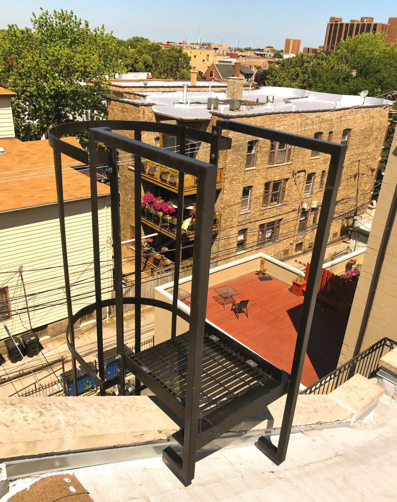 Looking to add a custom roof access ladder with safety cage to your ...