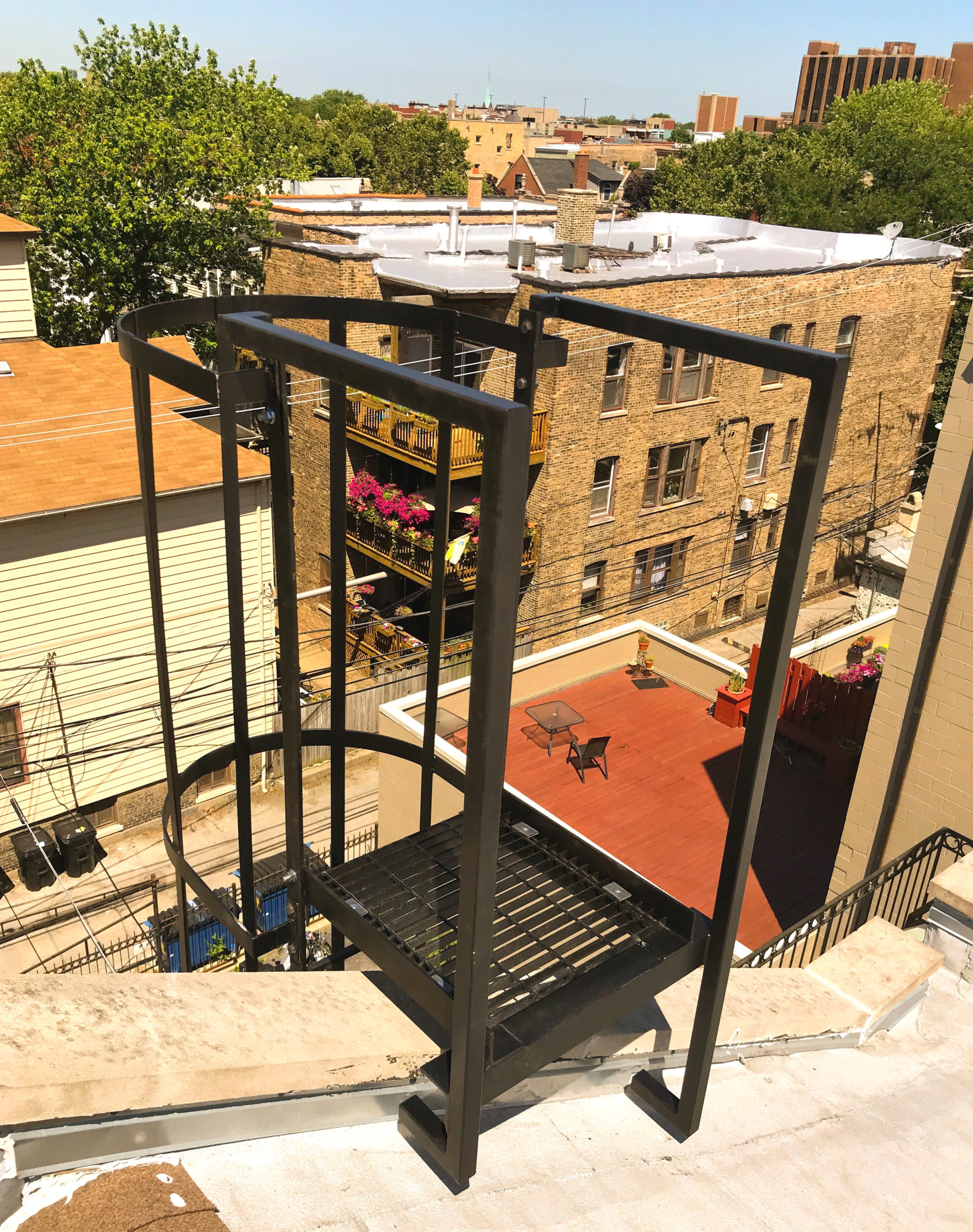 Looking to add a custom roof access ladder with safety cage to your ...