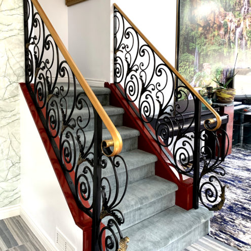 French Country Custom wrought iron railings for your home & business ...