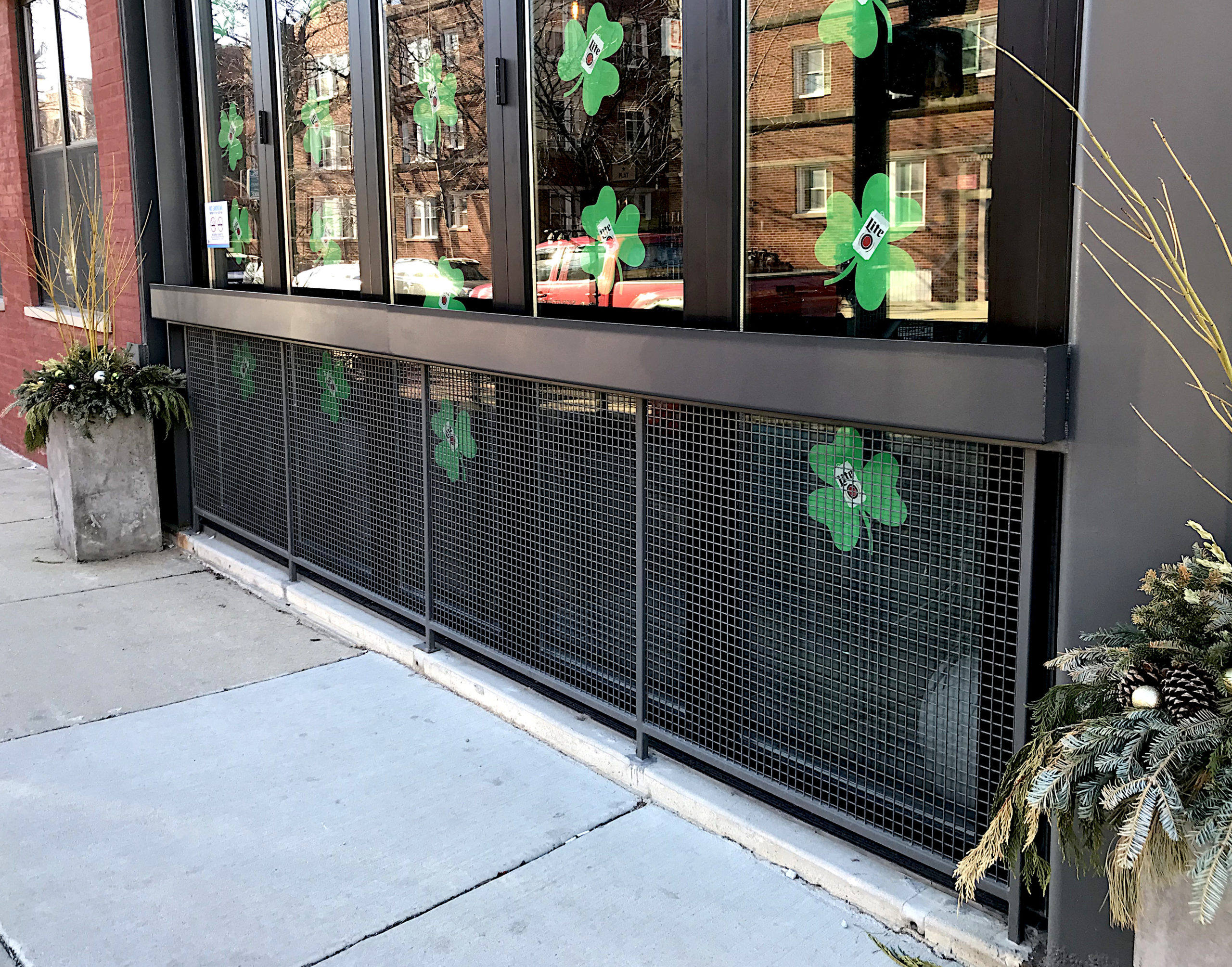 Let us help you with the custom railing project for your store front ...