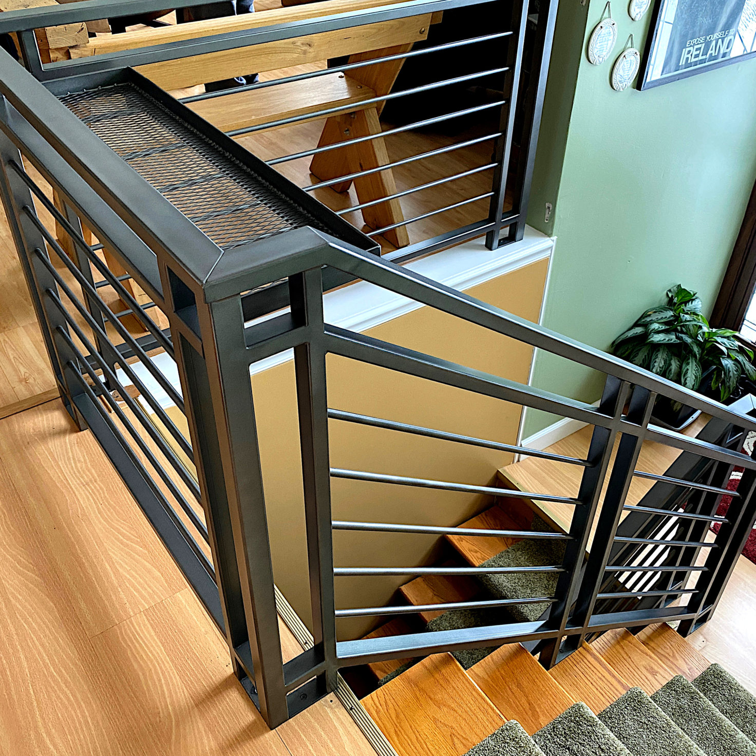Interior Custom wrought iron railings for your home & business ...