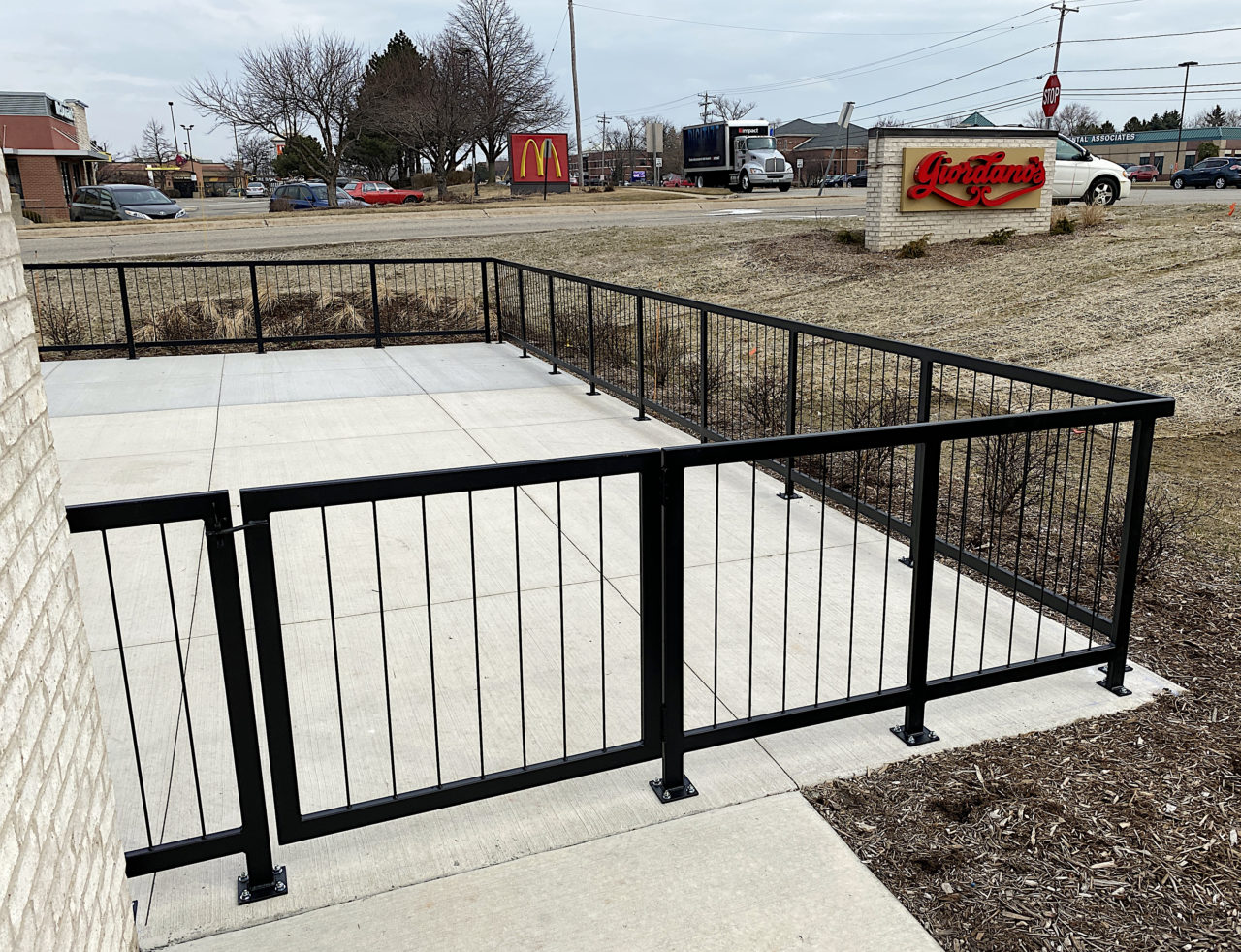 Looking to add a beautiful custom railing for your restaurant or cafe ...