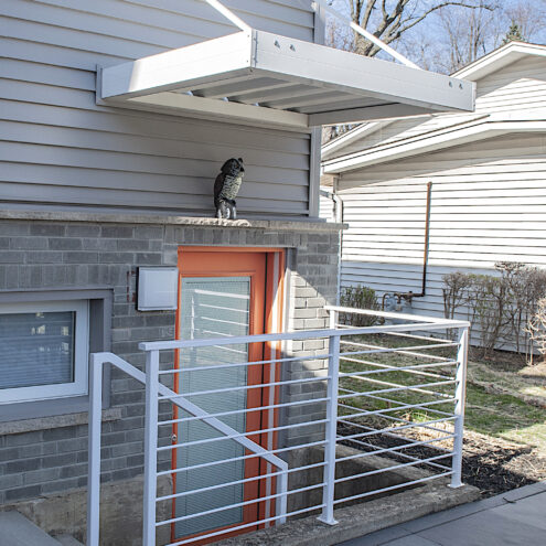 Modern Custom wrought iron awning and canopies for your home and ...