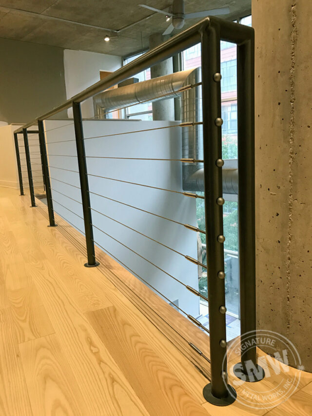 Looking for custom Industrial residential cable railing? | Signature ...