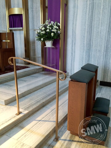 Handrails for Church in Northfield | Signature Metal Works