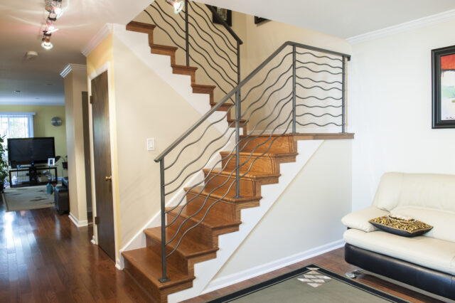 Looking for custom Art Deco residential wave railing? | Signature Metal ...