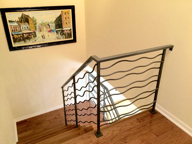 Looking for custom Art Deco residential wave railing? | Signature Metal ...