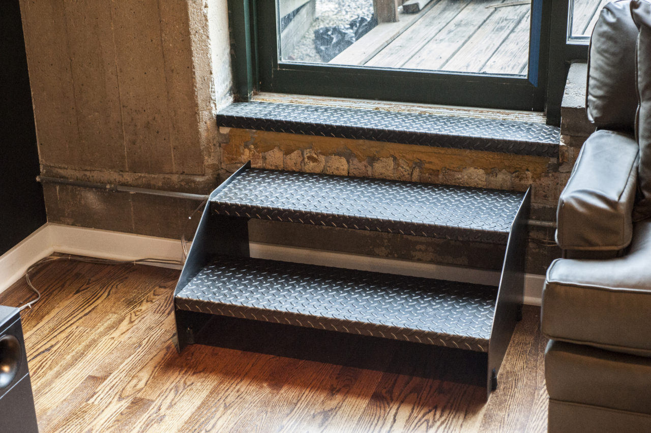 Looking for custom Industrial open riser straight stairs? | Signature ...