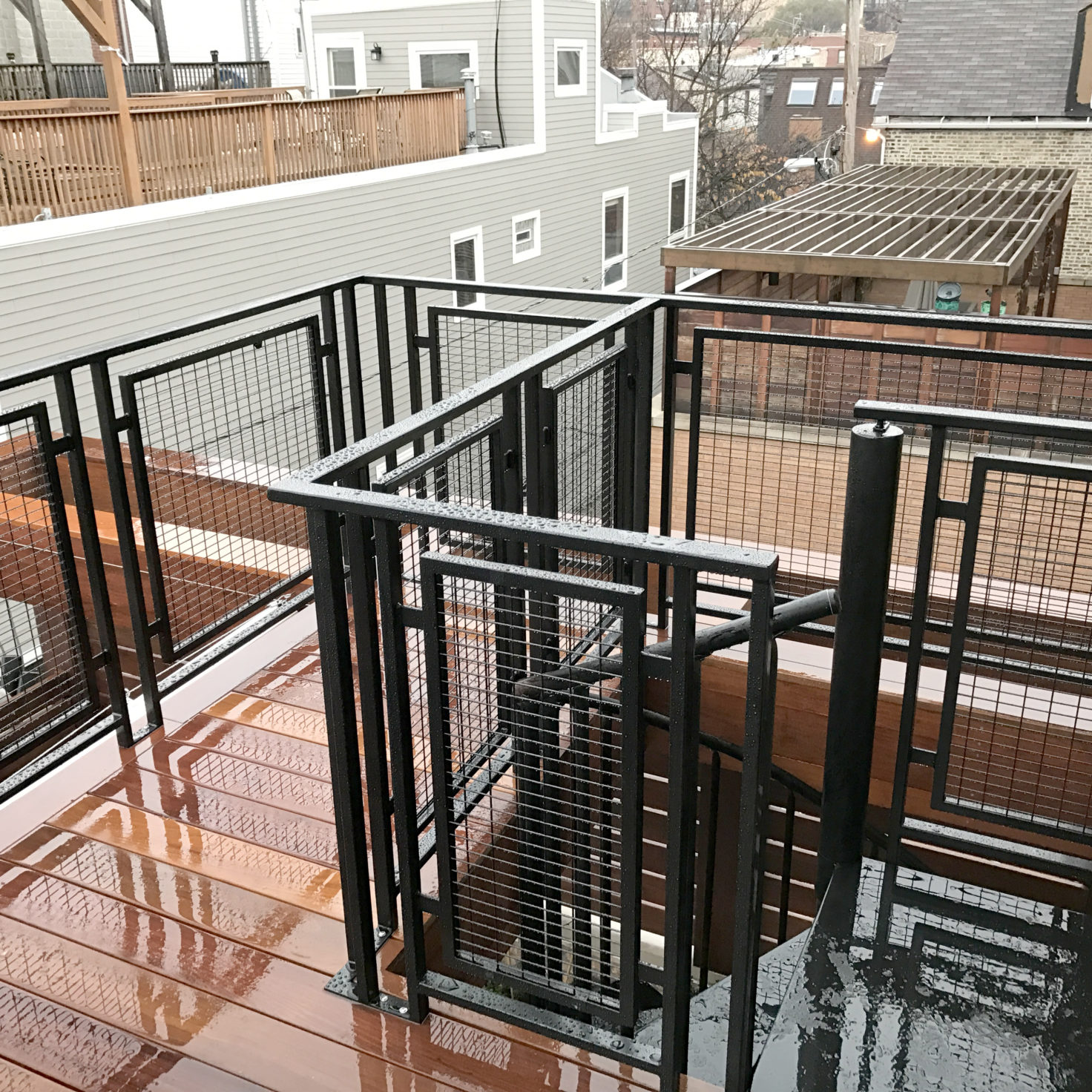 Exterior Custom wrought iron railings for your home & business ...