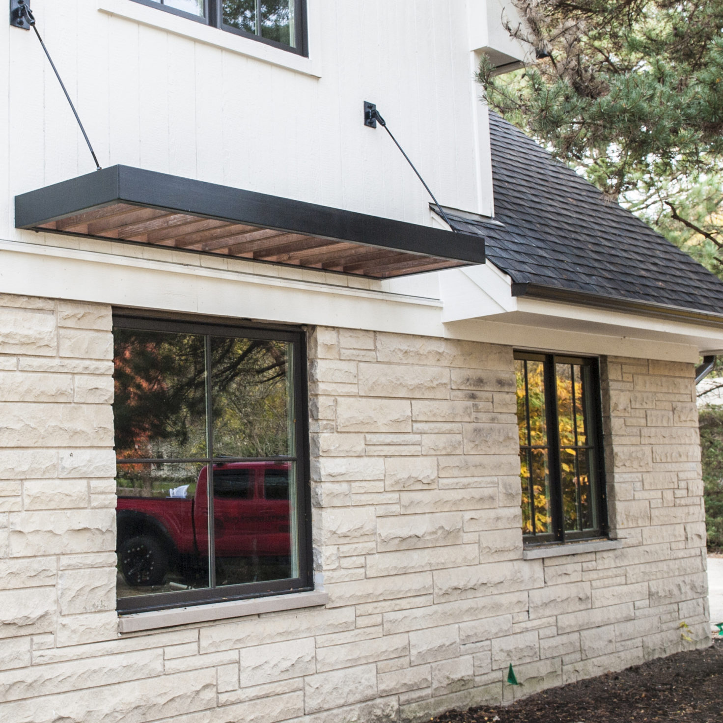 Exterior Custom wrought iron awning and canopies for your home and ...