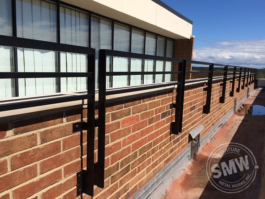 Renaissance Hotel Roof Patio Railing in Northbrook | Signature Metal Works