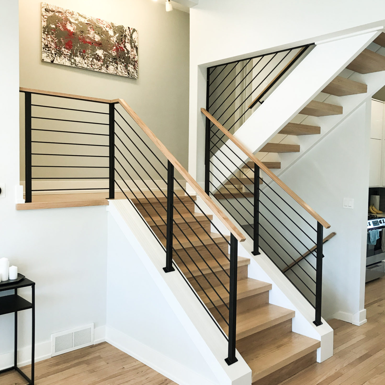 Horizontal Bar Custom wrought iron railings for your home & business ...