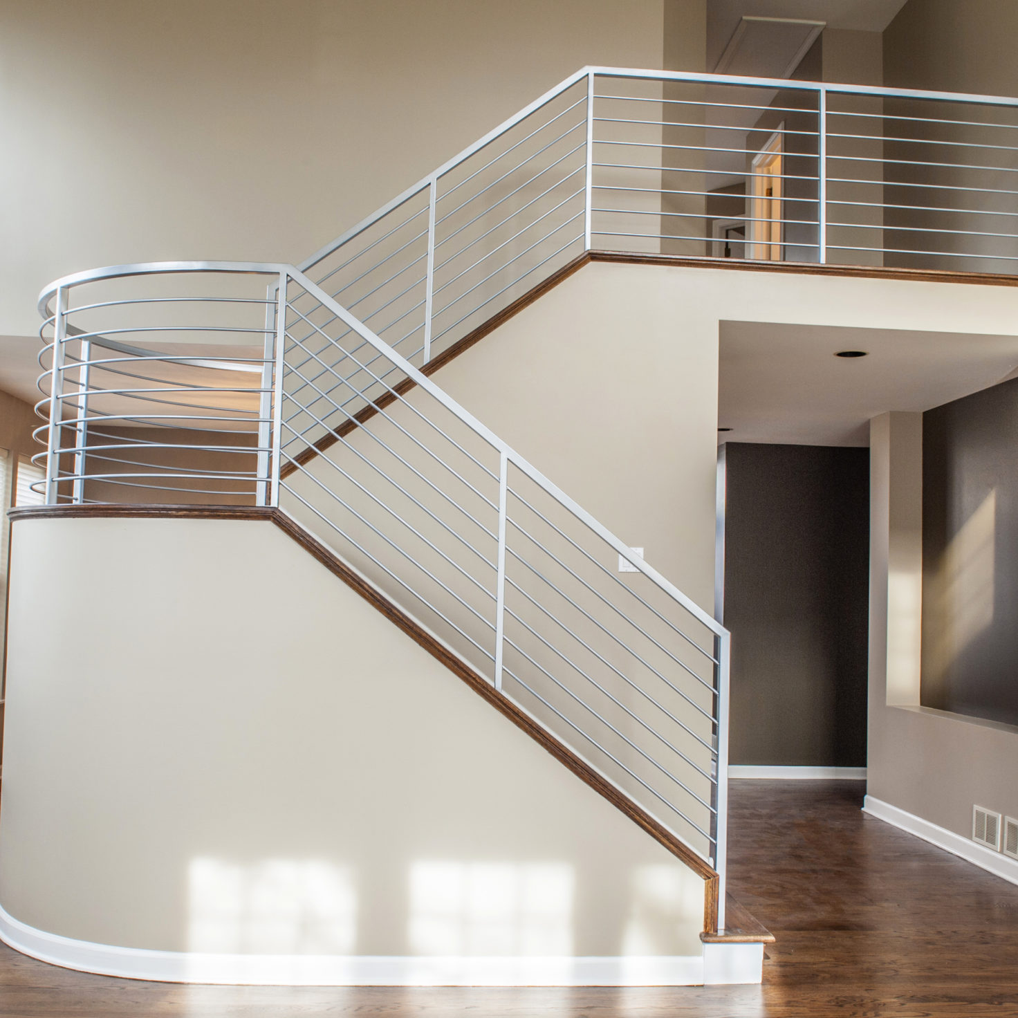 Horizontal Bar Custom wrought iron railings for your home & business ...