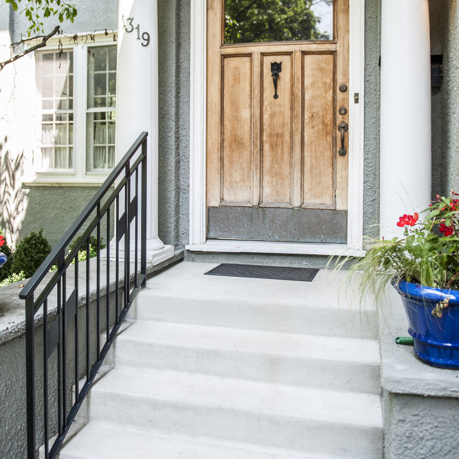 Exterior Custom wrought iron railings for your home & business ...