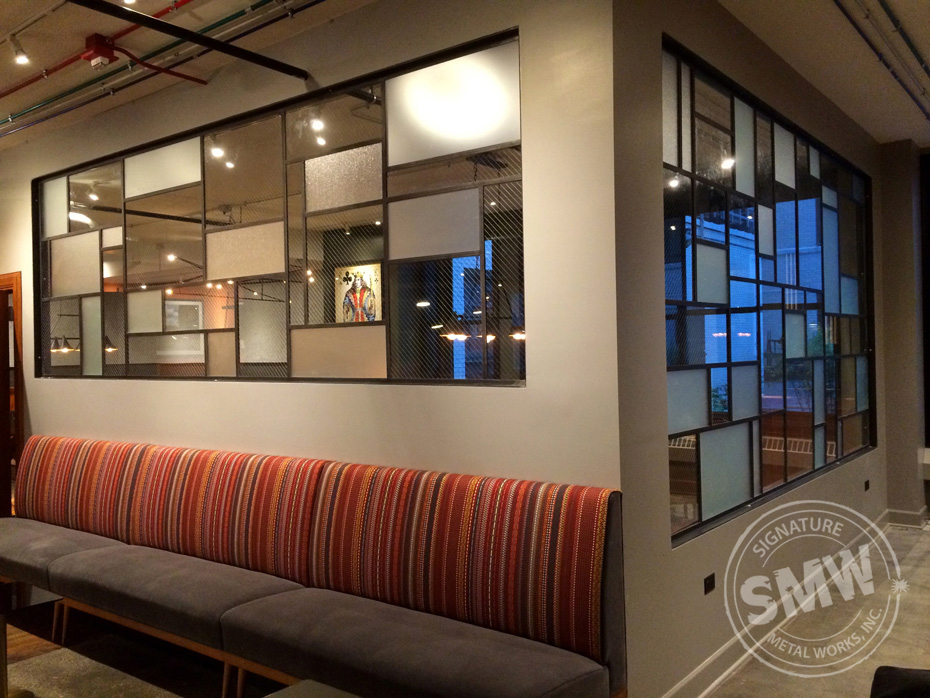 Custom Commercial Wrought Iron Window Frames in Chicago | Signature ...