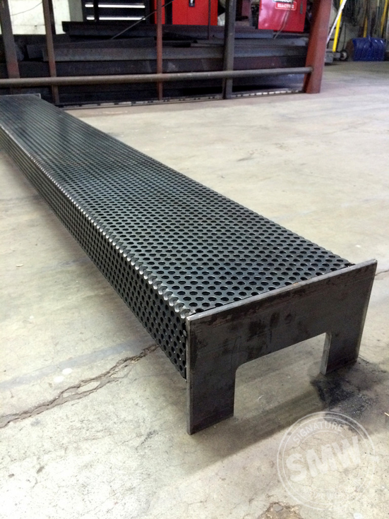 Looking for custom Industrial perforated straight stairs? | Signature ...