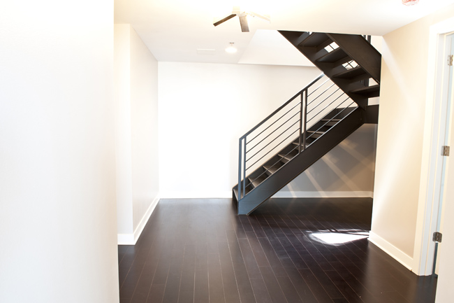 Looking for custom Urban Modern open riser u-shaped stairs? | Signature ...