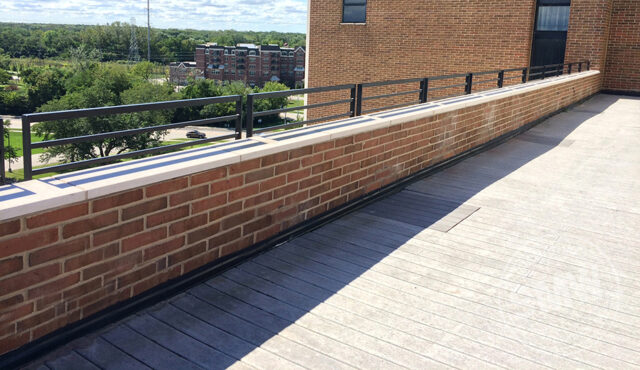 Renaissance Hotel Roof Patio Railing in Northbrook | Signature Metal Works