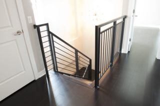 Looking for custom Urban Modern open riser u-shaped stairs? | Signature ...
