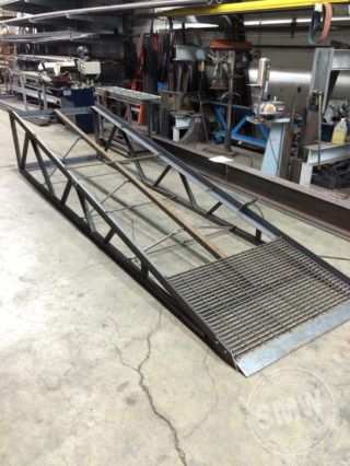 Commercial Galvanized Ramp with Bar Grating in River North | Signature ...